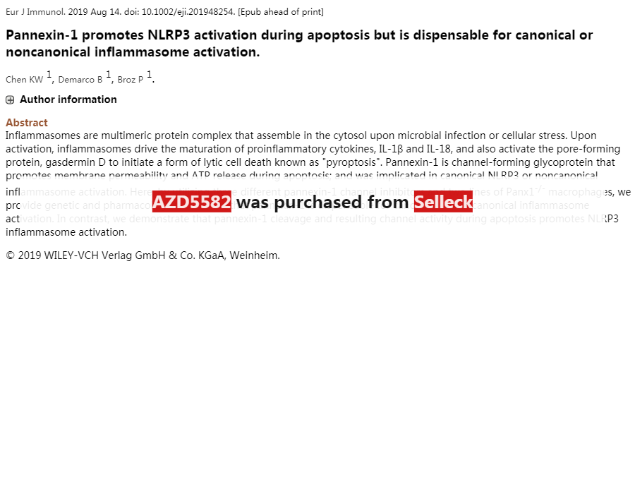 AZD5582 | IAP 阻害剤