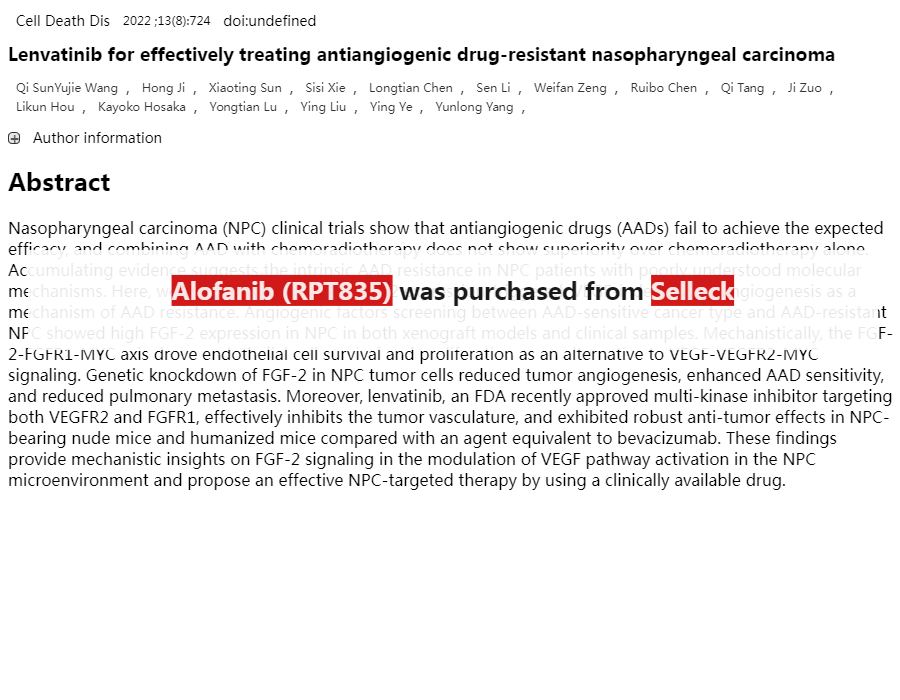 FGFR阻害 | FGFR Inhibition