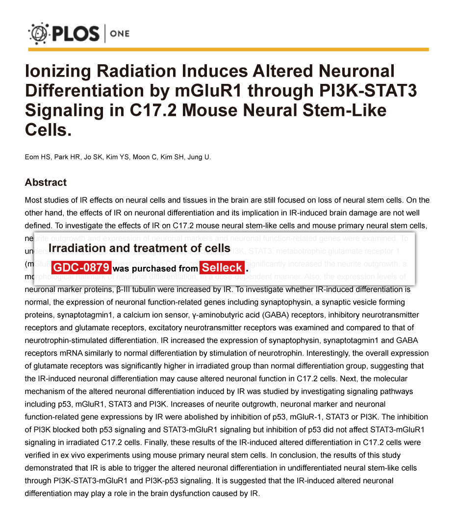 GDC-0879 | Raf 阻害剤