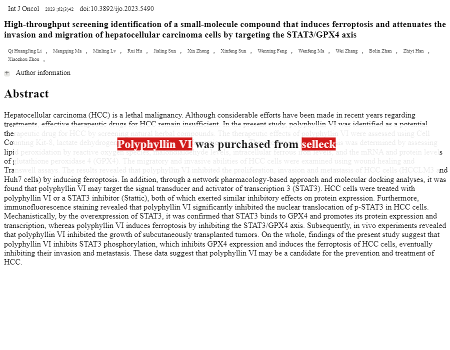Pyroptosis antagonist | Pyroptosis inhibitor | Pyroptosis agonist ...