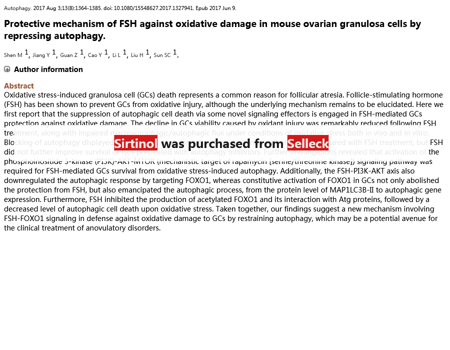 Sirtinol | Sirtuin 阻害剤&活性剤
