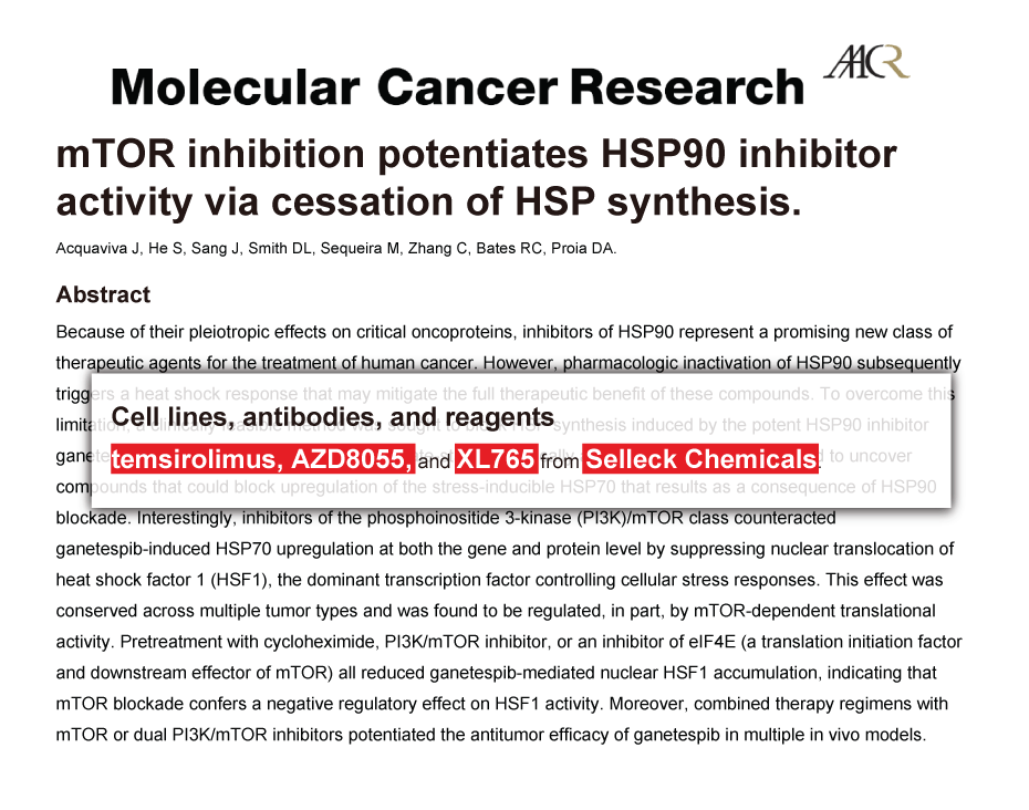 Temsirolimus (CCI-779) | mTOR 阻害剤