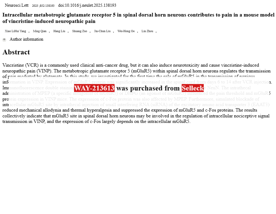 EAAT antagonist | EAAT inhibitor | EAAT agonist | EAAT activator