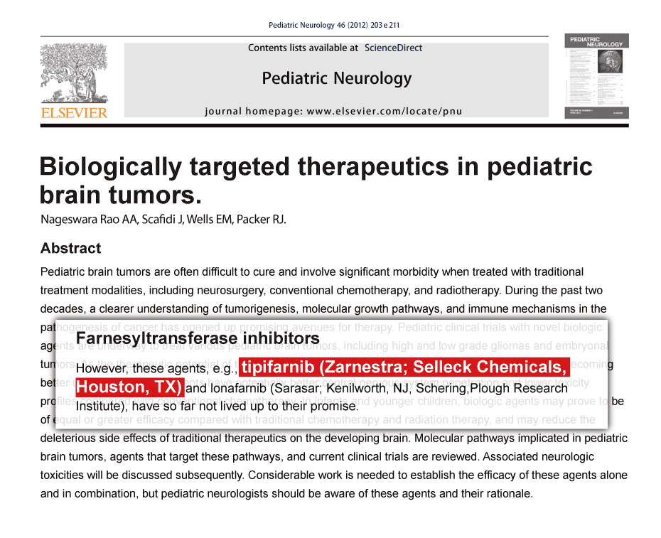 Tipifarnib (R115777) | FTase 阻害剤
