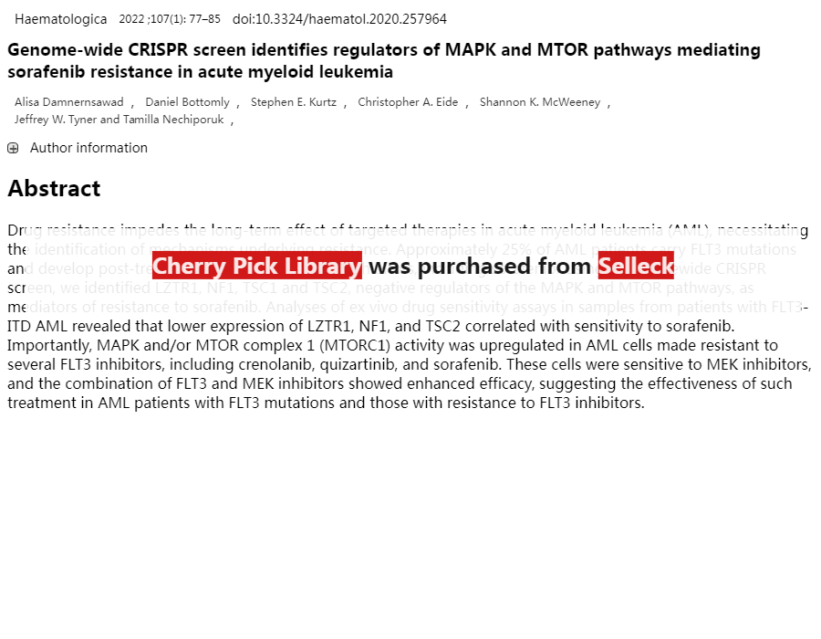 FDA-approved Drug Library| 96/384-Well