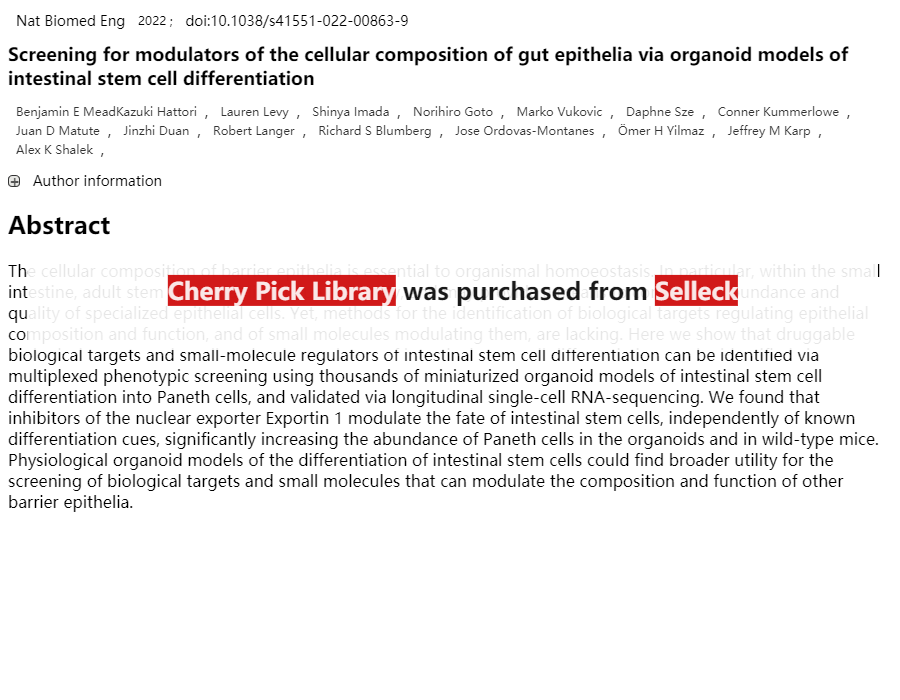 FDA-approved & Passed Phase I Drug Library | 96/384 Well