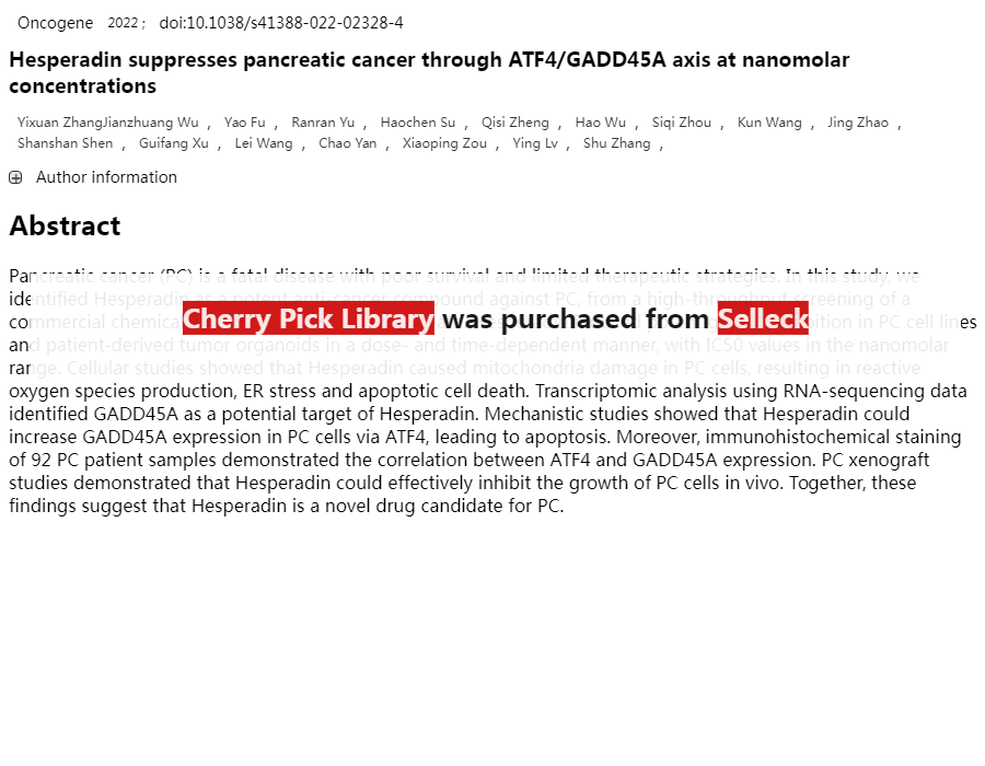 Kinase Inhibitor Library