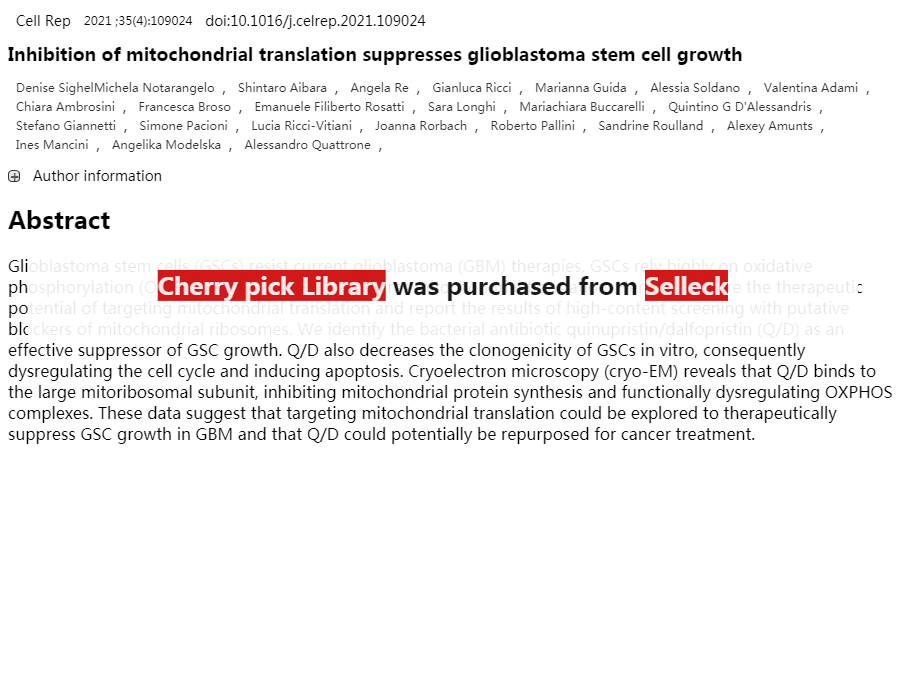 FDA-approved Drug Library| 96/384-Well