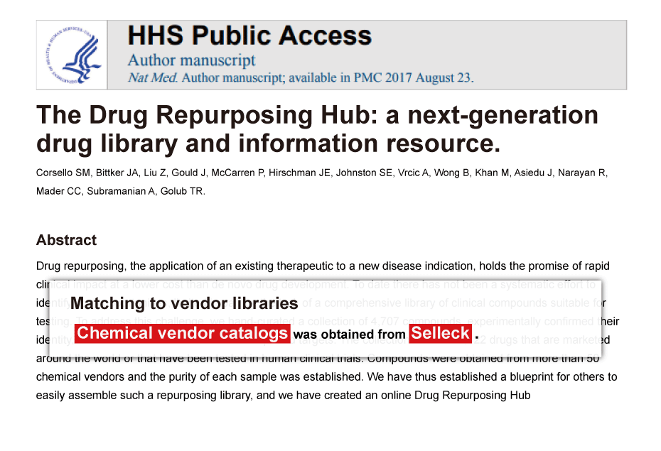 FDA-approved Drug Library| 96/384-Well